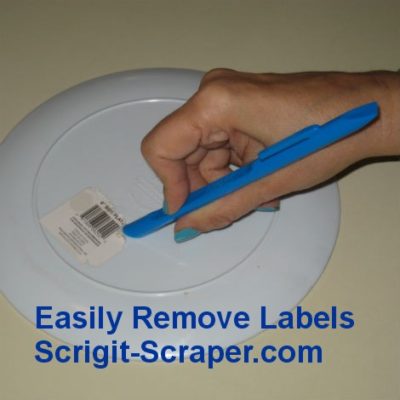 Best Way to Remove Labels, Stickers & Tape : : Scrigit Scraper