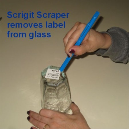 Best Way to Remove Labels, Stickers & Tape : : Scrigit Scraper